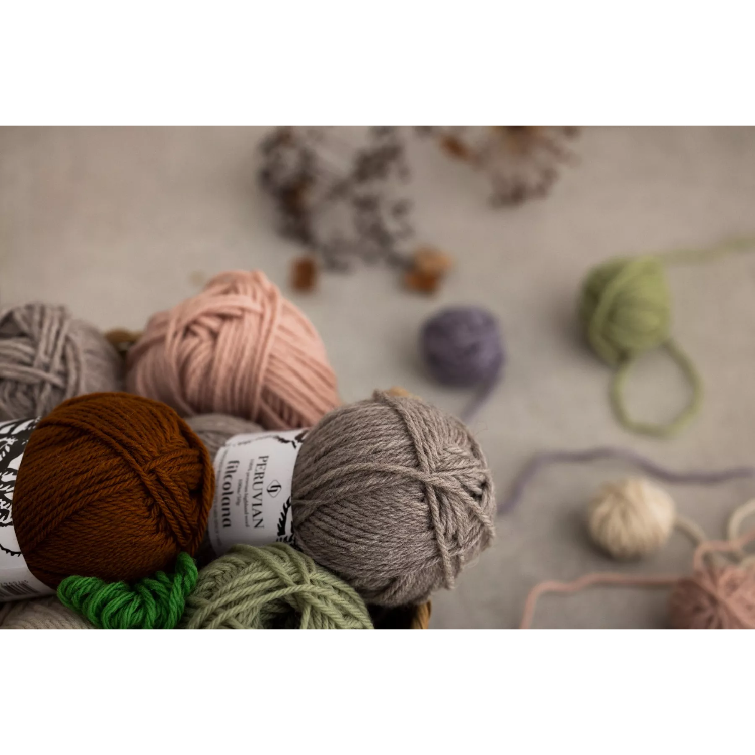 Peruvian Aran Wool Yarn 50g - Filcolana Yarns – Sewcialising