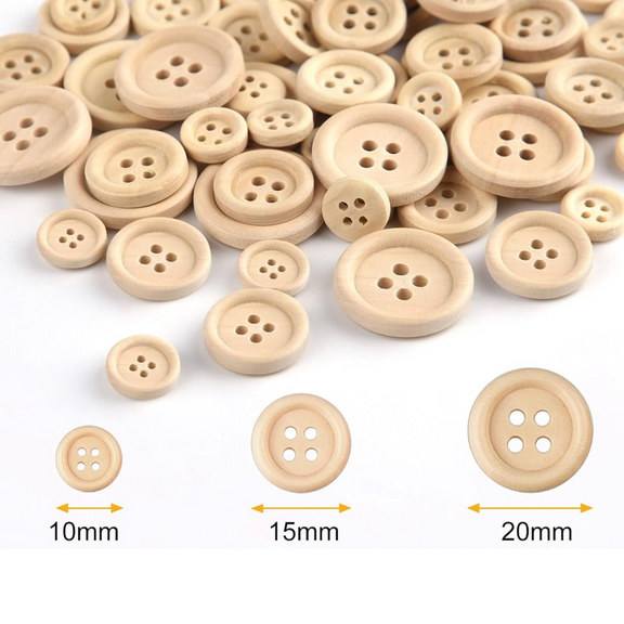 Large Wooden Buttons – Sewcialising